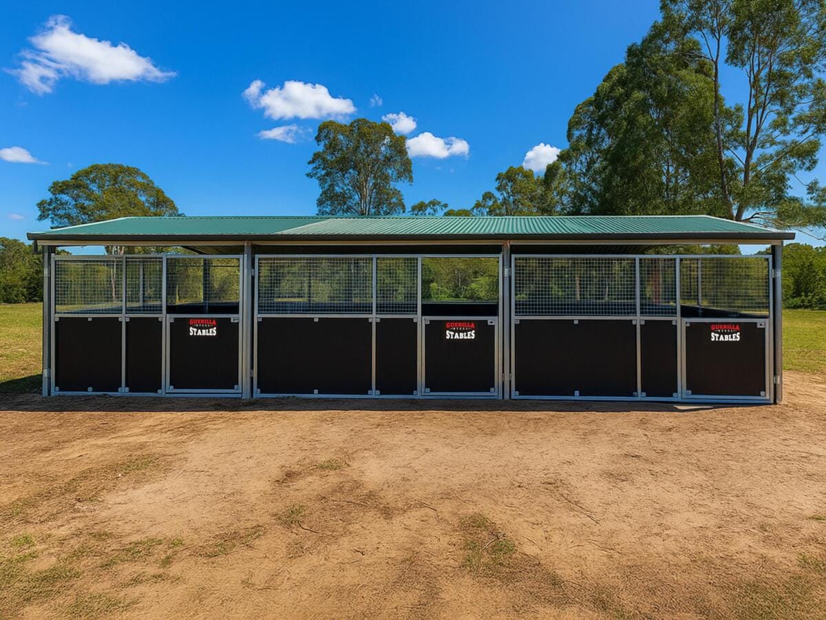 Guerilla Steel: Heavy-Duty Modular Horse Stables QLD/NSW | 2.5m High ...