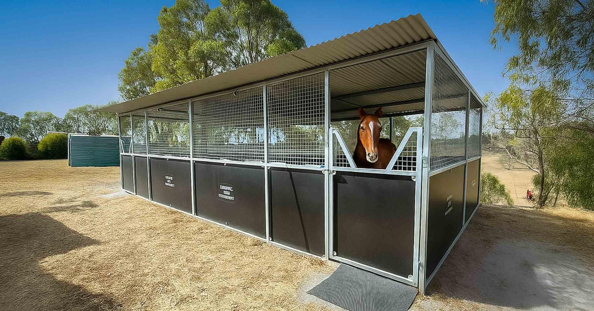 Modular Steel Horse Stables: 2.5m High, Australian Made Kits & Pro Install