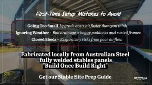 Horse Stable Planning Guide: Sizes, Layout & Setup Tips for Aussie ...