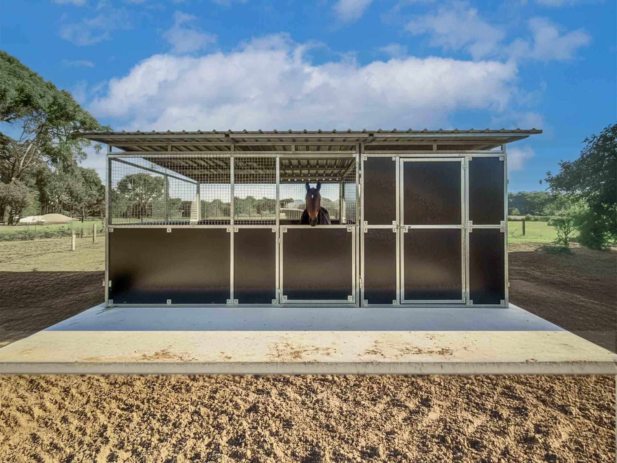 Guerilla Steel: Heavy-Duty Modular Horse Stables QLD/NSW | 2.5m High ...