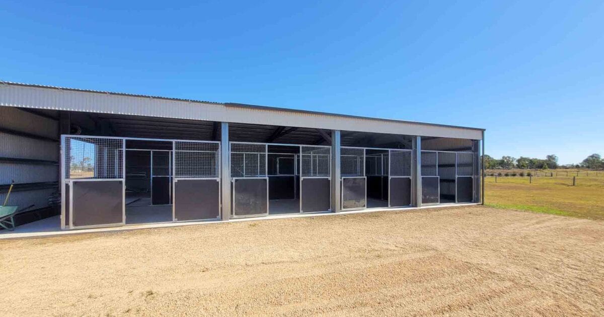Guerilla Steel: Heavy-Duty Modular Horse Stables QLD/NSW | 2.4m High ...