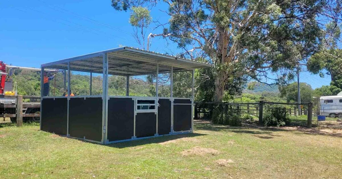 Custom Steel Horse Stables | Transparent Pricing | Design Consult | AU Made